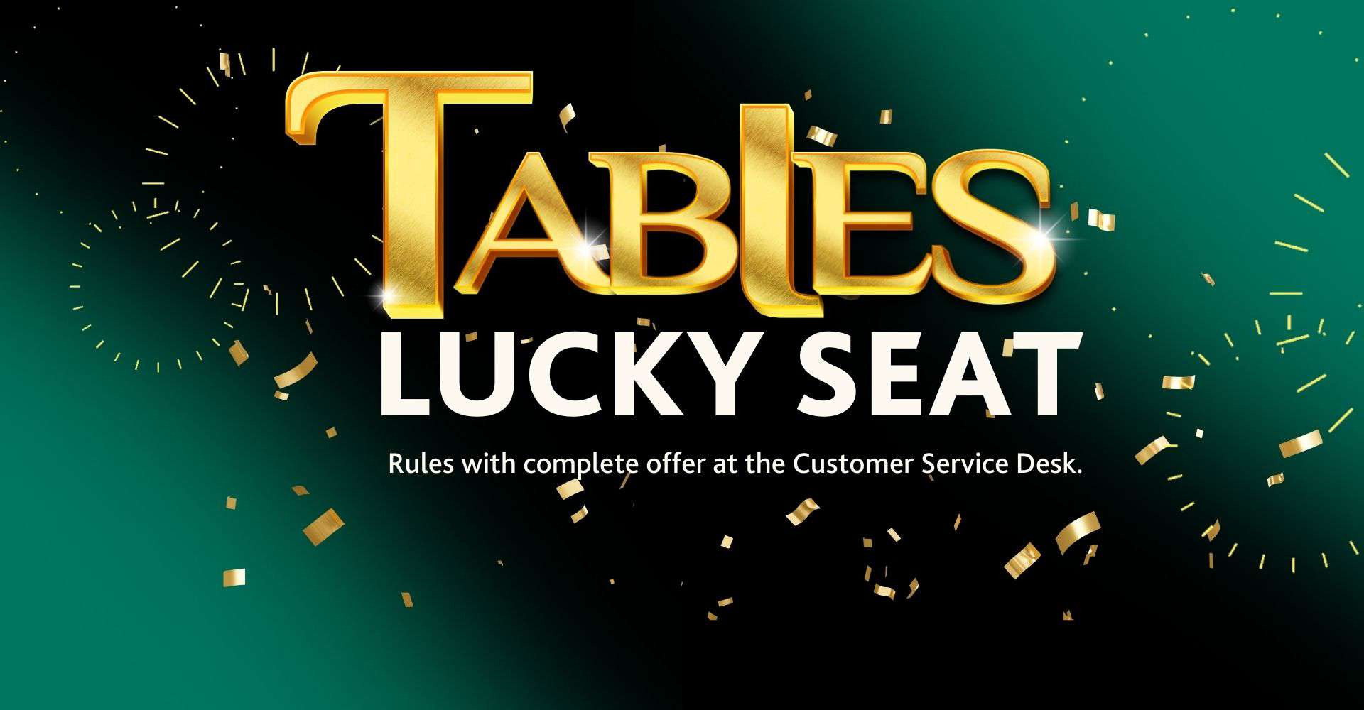 Do You Have The Lucky Seat?